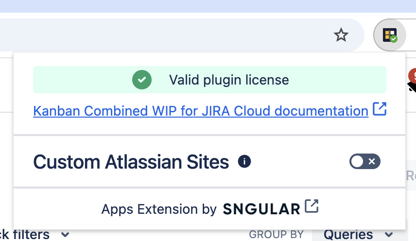 ⚙️ Browser Extension Configuration